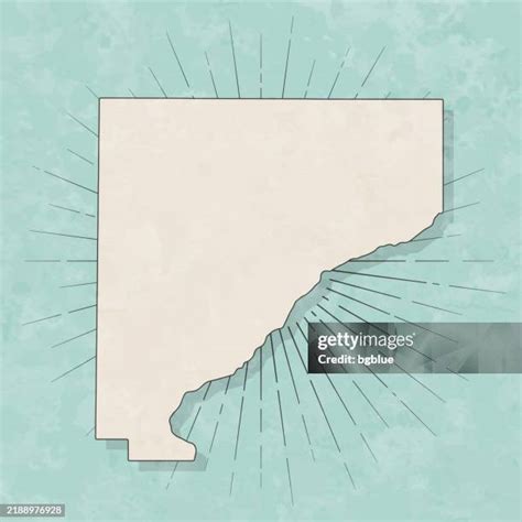 Warren County Indiana Map In Retro Vintage Style Old Textured Paper