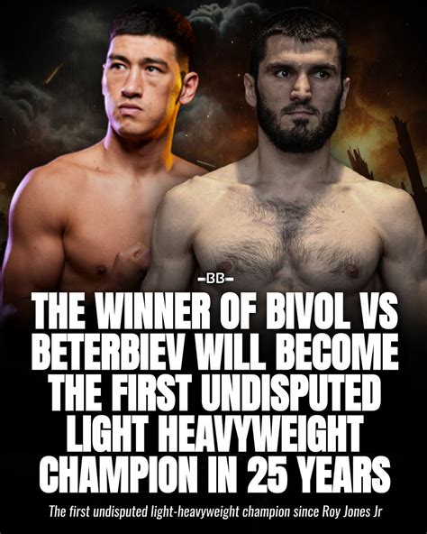 First Undisputed Light Heavyweight Champion In 25 Years Bivol Vs Bet