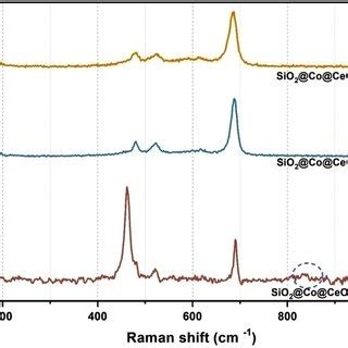 Raman Spectra Of SiO Co CeO Catalysts Download Scientific Diagram