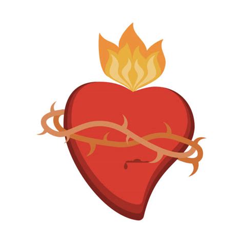 Sacred Heart Of Jesus Illustrations Royalty Free Vector Graphics
