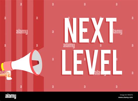 Word Writing Text Next Level Business Concept For Having More Than One Floor And Referring To