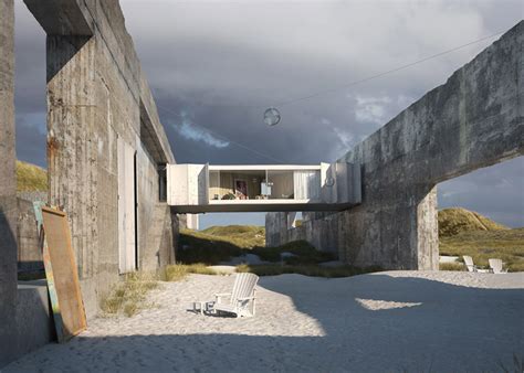 Photo Realistic Renderings Depict A House At A Wild Landscape