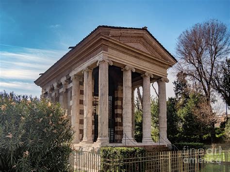 Temple Of Fortuna Virilis Or Temple Of Portunus In Rome Photograph By