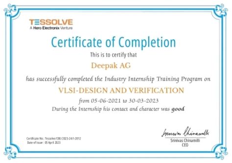 Deepak Ag On Linkedin Tessolve Semiconductorindustry