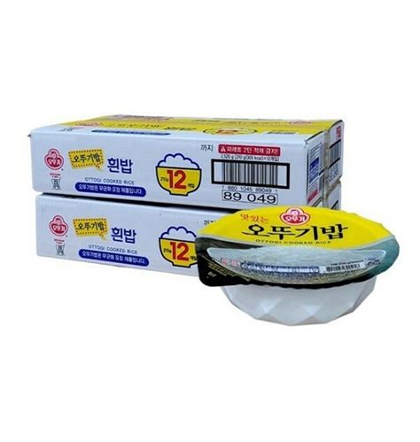 즉석밥 큰공기 맛있는 오뚜기밥 작은공기 210g 24개 즉석밥 한박스 티몬
