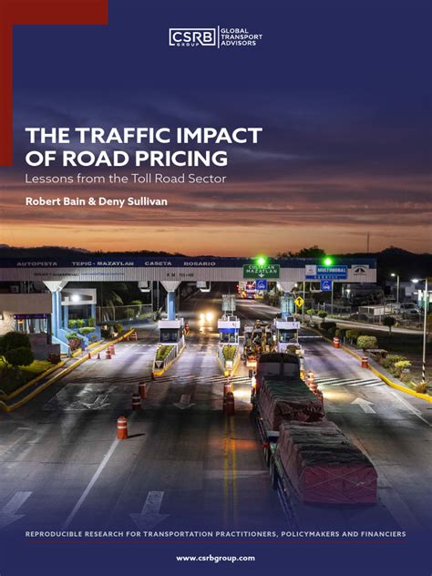 The Traffic Impact Of Road Pricing Csrb Group 2024 Pdf