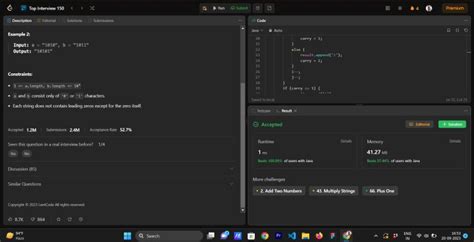 Rahul Kumar On Linkedin Leetcode Problemsolving Codingjourney