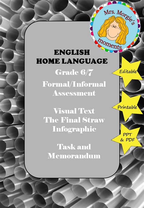 English HL And FAL Grade 6 And 7 Term 4 Visual Text Task And