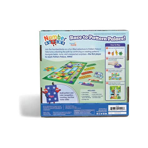 Numberblocks Race To Pattern Palace Board Game The Sensory Poodle