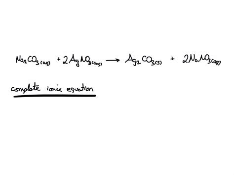 Solved Write The Balanced Complete Ionic Equation For The Reaction