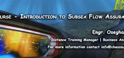 Overview Of Subsea Production Systems Chess Subsea Engineering