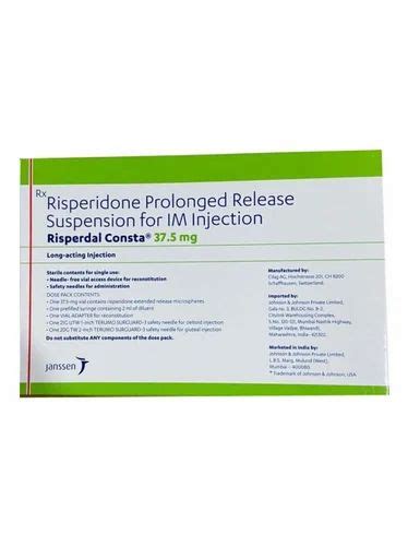 Risperdal Consta 37 5 Mg Injection At Best Price In New Delhi By Modern