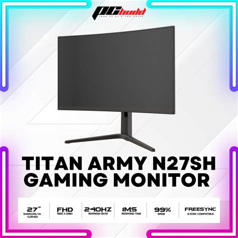 TITAN ARMY 27 N27SH VA CURVED 240HZ 1MS GAMING MONITOR Shopee Malaysia