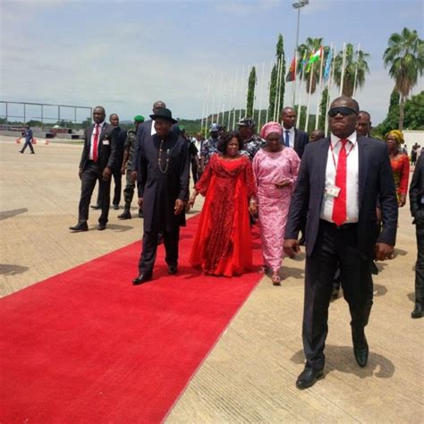 Goodluck Jonathan And Wife Head To Bayelsa State