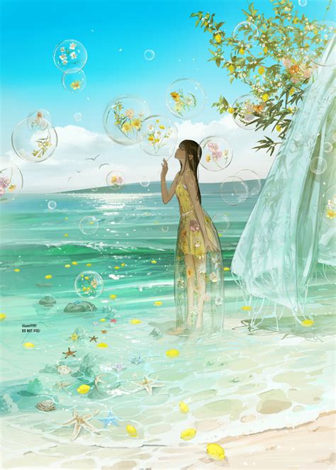 Illumi Original Absurdres Commentary Request Highres Girl Artist Name Bare Shoulders