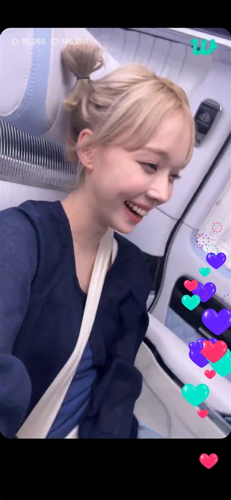 Aespa Community Posts 移動中にありがとう ️ 今日もかわいかった♡