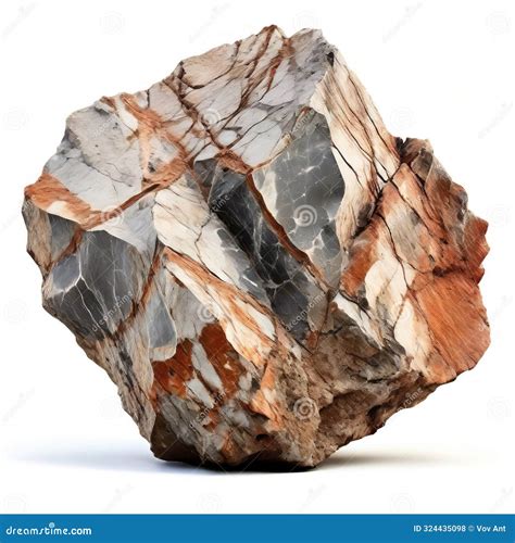 Breccia A Sedimentary Rock Composed Of Angular Rock Fragmens Ce Stock