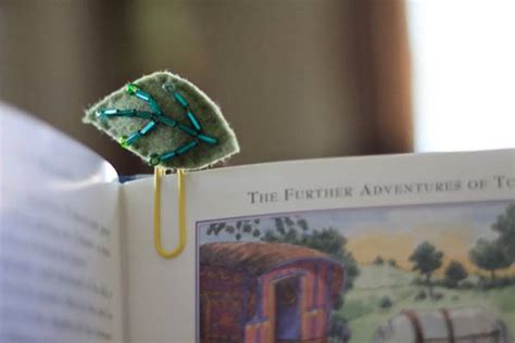 Pretty Handmade Paperclip Bookmarks Unique Gifts And Felt Craft Ideas