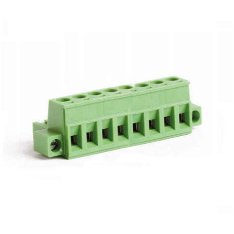 12 Position Pluggable Terminal Block With Screw Locks Screw Connector