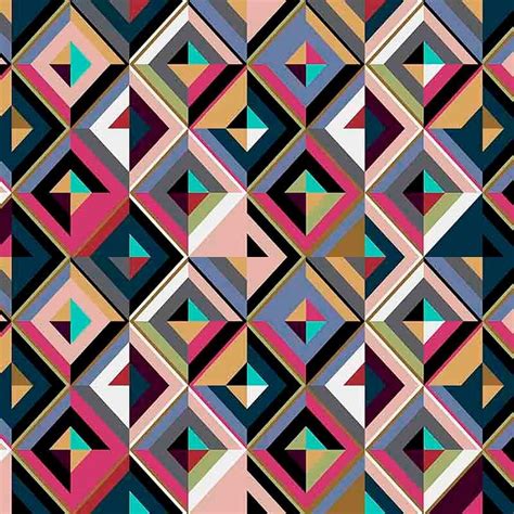 Pattern Design Geometric Rombi