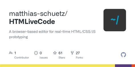 Htmlivecode Readme Md At Master Matthias Schuetz Htmlivecode Github