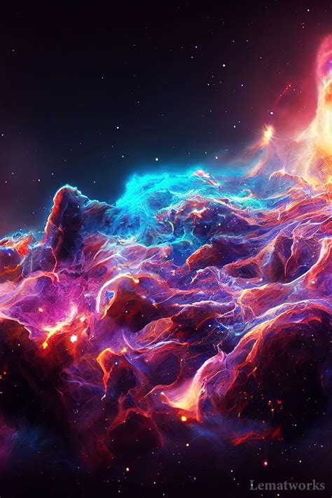 Fantastic Nebula Abstract Space Art 1 For Space And Galaxy Lovers