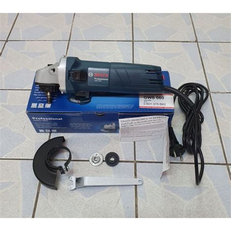 เครื่องเจียรไฟฟ้า 4” Bosch Gws060 ของแท้ มีใบรับประกัน ลูกหมู หินเจียร