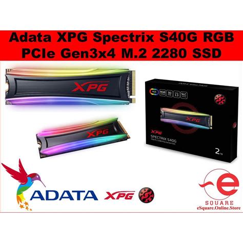 Adata XPG Spectrix S G RGB PCIe Gen X M SSD GB GB TB Shopee Malaysia