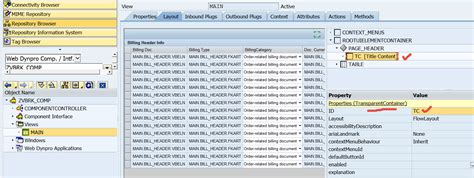 techsap web dynpro chip and embedding in the side panel