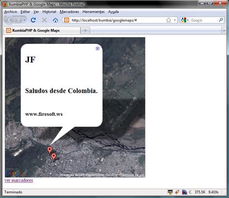 Como Usar Google Maps En KumbiaPHP Framework KumbiaPHP Framework Wiki