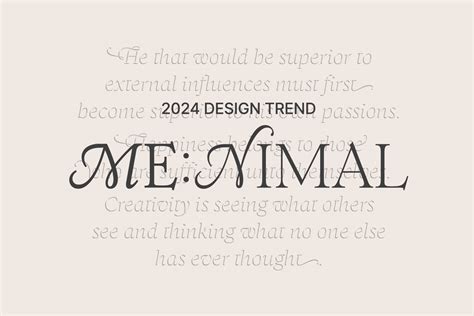 2024 디자인 트렌드 프롤로그 Me Nimal Lx Z In