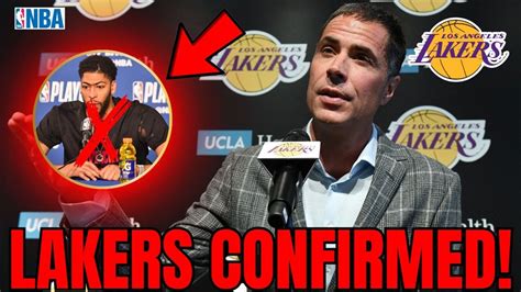 Urgent See This Now Latest Lakers News Youtube