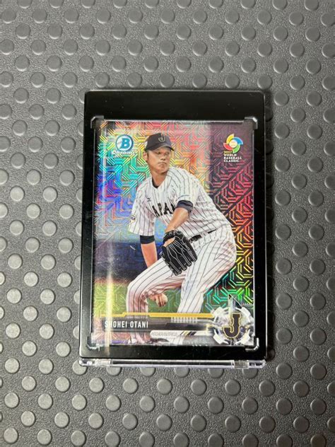 大谷翔平 2017 Bowman Chrome Mega Box Mojo Refractor Bcp31 レア Shohei Ohtani