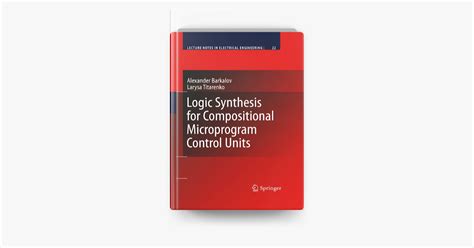 ‎logic Synthesis For Compositional Microprogram Control Units By