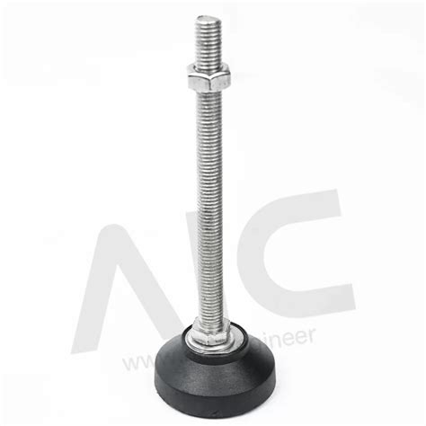 ขาฉิ่งยางฐาน 60mm M12 16 ขาตรง ขาปรับองศา Ibb 16
