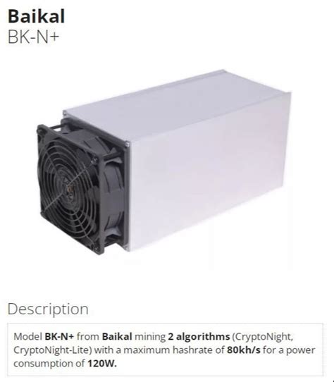 baikal bk n cryptonight cryptonight lite miner at best price in