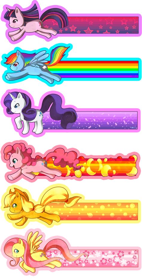My Little Pony Bookmarks by Willow-San on deviantART | My little pony ...