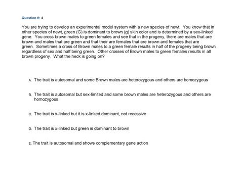 Solved Question 4 You Are Trying To Develop An Chegg Com