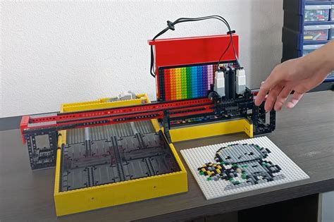 Inventor Builds Functional AI Powered LEGO Pixel Art Robot TechEBlog