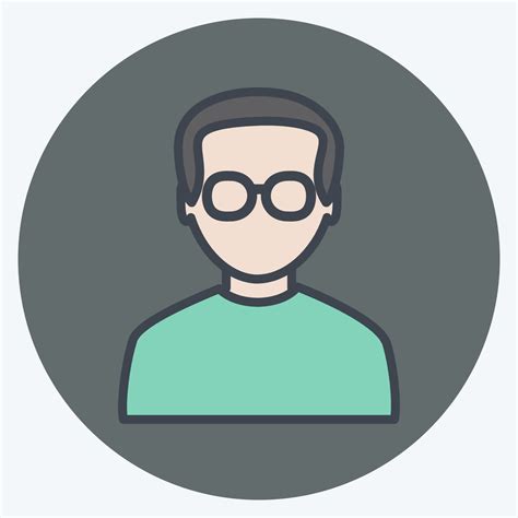 Icon Programmer Suitable For Programming Symbol Color Mate Style Simple Design Editable