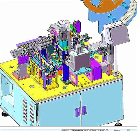 连接器组装机 Solidworks 2015 模型图纸下载 懒石网
