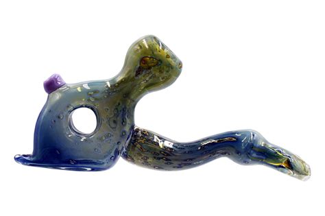7 Self Stand Electroplated Glass Hand Pipe