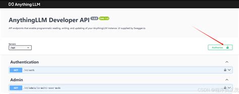 AnythingLLM开发者接口API测试_anythingllm developer api-CSDN博客