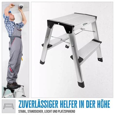Gde Alu Trittleiter 2 Stufen Klappbar And Leicht