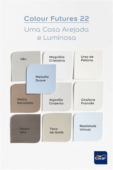 Paleta 1 Cores Para Uma Casa Arejada E Luminosa Cores De Tinta