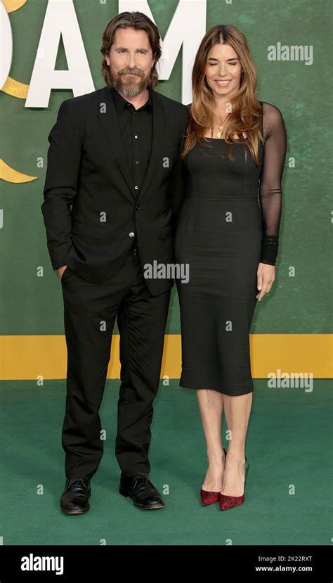Sep 21 2022 London England Uk Christian Bale And Sibi Blazic