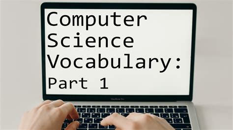 Computer Science Vocabulary Part 1 Funky English