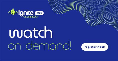 Apache Ignite On Linkedin Ignite Summit 2023 — Watch On Demand