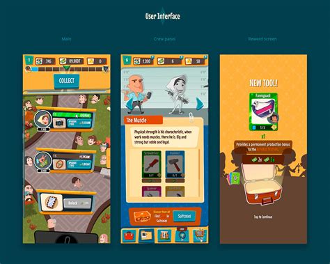 Clicker Caper Casual Game Ui Concept Design On Behance