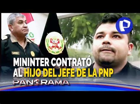 Víctor Zanabria hijo del jefe de la Policía Nacional del Perú obtuvo